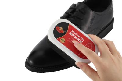 China Shoe Shine Sponge Round At Both Ends Leather Shoes Quick Shine Instant Shoe Polish Customization For 3000 PCS / Color for sale