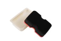 China Quick Black Shoe Polish Sponge One Side EVA Foam One Side Sponge Composite Instant Polish for sale
