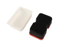 China Quick Black Shoe Polish Sponge One Side EVA Foam One Side Sponge Composite Instant Polish for sale