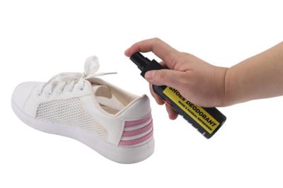 China Athletic Shoe Deodorizer Spray Footwear Deodorant 99% Antibacterial Activity Odour Eliminator Spray for sale