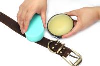 China Leather Cleaner Saddle Soap Mink Oil Paste Preserve Condition Solid Applicator Smooth Leather Vinyl Repair for sale
