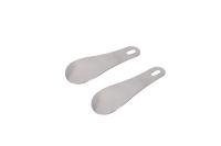 China 24 Inch 12 Inch Long Metal Shoe Horn 4.1 Inch 10.3 Cm Short Stainless Steel Matte Shoehorn for sale