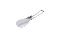 China Long Stainless Steel Shoe Horn Folding Boot 4.7 Inch 12 CM Small 430 Shoe Spoon Portable Foldable for sale