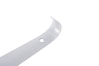 China Long Stainless Steel Shoe Horn 24 Inch 11.8 Inch 30 CM Metal Shoehorn With Hole And Hook Handle for sale