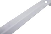 China Long Stainless Steel Shoe Horn 24 Inch 11.8 Inch 30 CM Metal Shoehorn With Hole And Hook Handle for sale