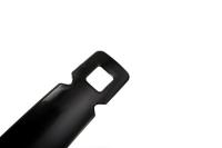 China Quality Portable Plastic Long Shoe Horn 5.3 Inch 13.5CM Plastic PP Large Square Hanging Hole for sale