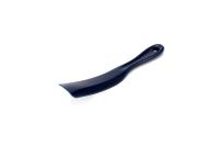 China Plastic Long Length Shoe Horn 7.1 Inch 18 CM Plastic With Circular Hanging Holes Translucent for sale