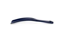 China Plastic Long Length Shoe Horn 7.1 Inch 18 CM Plastic With Circular Hanging Holes Translucent for sale