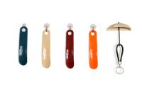 China Leather Shoe Horn 6 Inch 4 Inch 7.5 Inch 19CM Large Round Hanging Hole For Shelf Sale for sale