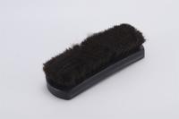 China brown boot shoe brush cleaning Wooden Handle Horsehair Pighair PP Bristle Polishing Brush Size Bristle Length for sale