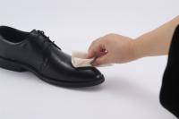 China wash clean Shoe Polish Cloth material 100% Cotton Shoe Care Polishing Buff Cleaning Staining Shine Cloth for sale