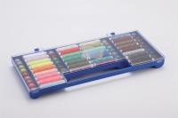 China Sewing Thread Box Kit storage 64 Colors Polyester 32 PCS Sewing Thread Spools and 32 PCS Prewound Bobbins Color for sale