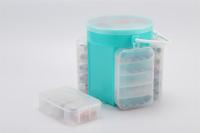 China diy box sewing kit set 210 PCS Plastic Basket Large Size Household Sewing Kit Needle And Thread Tools for sale