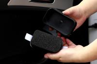 China Instant Dashboard Shine Sponge Car Cockpit Silicone Cleaning Sponge Dressing Applicator Fresh Fragrance for sale