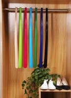 China Diy Dress Shoe Horn Plastic Shoe Spoon 32.3 Inch 82 CM Extra Long Help Wear Shoes For Pregnant Woman for sale