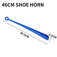 China Shoe Horn 18.3 inch 46.5 CM 57 CM Plastic PP Long Handled Sturdy With Comfortable Grip For Seniors China Factory Logo Oem for sale