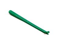 China Long Handle Shoe Horn 16.5 Inch 42 CM Extended Plastic Shoe Lift Wall Mounted Smooth Edge Shoe Spoon for sale