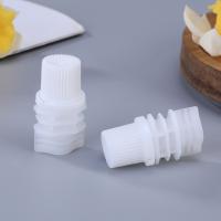 China Custom Spout Pouch Cap Food Grade Plastic Screw Cap 8.6mm BPA Free PVC Free for sale