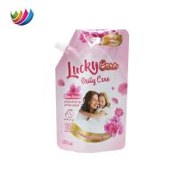 China Heavy Duty Stand Up Spout Pouch 100ml - 2000ml Self Standing Pouch Auto Filling Compatible for sale
