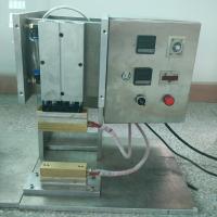 China 304 Stainless Steel Manual Spout Sealing Machine Zero Leakage Standing Pouch Sealer PLC Control for sale
