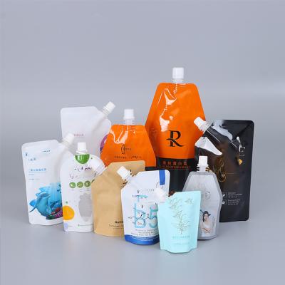 China Heavy Duty Stand Up Spout Pouch Customizable Printed Spout Pouch With Reinforced Gusset for sale