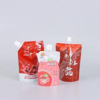 China Heavy Duty Stand Up Spout Pouch Customizable Printed Spout Pouch With Reinforced Gusset for sale