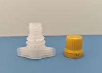 China 9.6mm Plastic Spout Cap Food Grade Doypack Spout With Tamper Evident Ring Anti Leakage Sealing for sale