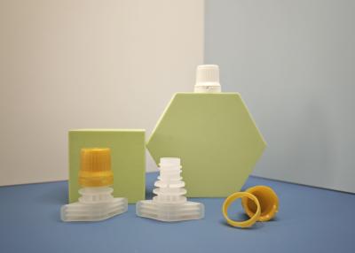 China 9.6mm Plastic Spout Cap Food Grade Doypack Spout With Tamper Evident Ring Anti Leakage Sealing for sale
