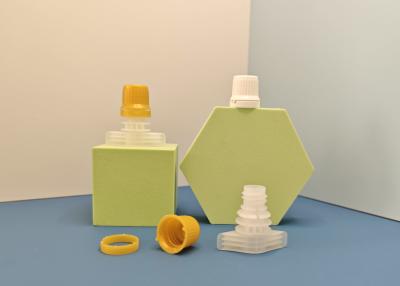 China PE Stand-Up Spout Cap | High-Precision Injection Molding | Anti-Clogging Nozzle For Thick Liquids | Customizable Caliber For Flexible Packaging for sale