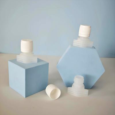 China Food Grade 13mm PE Spout Cap | Flexible Pouch Spout for Stand-Up Pouches | Food Packaging Spout Lid with Leak-Proof Seal | Customizable Closure for Liquid & Semi-Liquid Packaging for sale