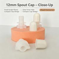 China 12mm PE Plastic Spout Nozzle, HDPE Doypack Spout Lid, Jelly Suction Nozzle For Stand Up Pouches for sale