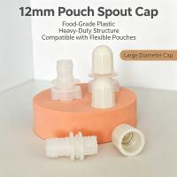 China 12mm PE Plastic Spout Nozzle, HDPE Doypack Spout Lid, Jelly Suction Nozzle For Stand Up Pouches for sale