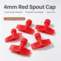 China 4.5mm Leak Proof Plastic Spout Cap, Tamper Evident Small Mouth Filling Spout for Flexible Packaging Pouch for sale