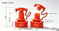 China Food Grade Plastic Twist Spout Cap with Tether Loop, Stand Up Pouch Spout for Liquid, Cosmetic & Beverage Packaging for sale