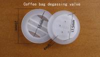 China One Way Coffee Degassing Valve | Food Grade Air Release Valve For Coffee Packaging Bags for sale