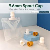 China Leak-Tested LDPE 9.6mm Spout Cap & Suction Nozzle Cap For Liquid Pouch Packaging for sale
