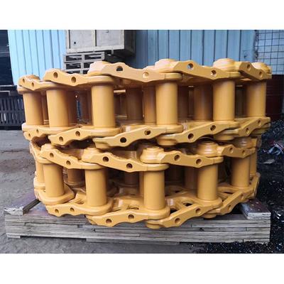 China Yellow Heavy Duty Undercarriage Track Link SK200 Excavator Track Chain 46L for sale