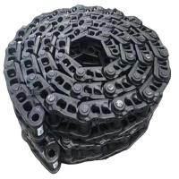 China Yellow Heavy Duty Undercarriage Track Link SK200 Excavator Track Chain 46L for sale