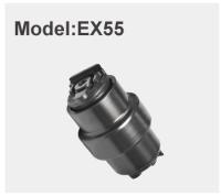 China Factory Price EX55 Lug-Pattern Excavator Track Roller Bottom Roller for 5.5-Ton Hitachi EX55-Series for sale