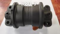 China Hyundai R80-7 Mini Track Roller Single Double Flange Track Roller Customized for sale