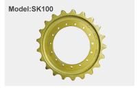 China High Strength SK100 Kubota Sprocket Excavator Drive Sprocket OEM for sale