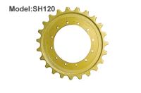 China Kubota'S SH120 Excavator Drive Sprocket Undercarriage Excavator Parts for sale