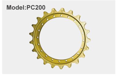 China PC200 Digger Sprockets Excavator Track Parts Minimal Maintenance for sale