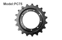 China Komatsu PC75-Series Excavator Drive Sprocket High Corrosion Resistance for sale