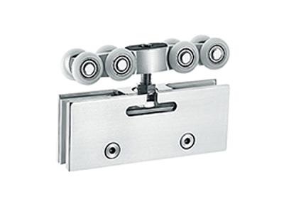China Easy To Install Heavy Duty Sliding Door Track Rollers For Bathroom Door for sale