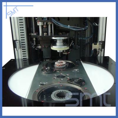 China Induction Motor Stator Lacing Machine , Coil Double Sides Winding Lacing Machine for sale