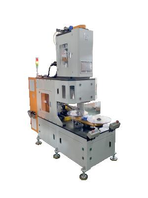 China Vertical White Automatic Winding Machine for Pump Motor / Induction Motor Stator Production for sale