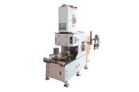 China Vertical White Automatic Winding Machine For Pump Motor / Induction Motor Stator Production SMT-LR150-II for sale