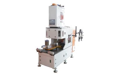 China Vertical White Automatic Winding Machine For Pump Motor / Induction Motor Stator Production SMT-LR150-II for sale