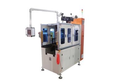 China 6 Servo Flip Double Side Stator Lacing Machine, Stack Height 30–160mm, Automatic Flipping Dual Needle Coil Binding For Household Appliance & Induction Motor Stator Production for sale